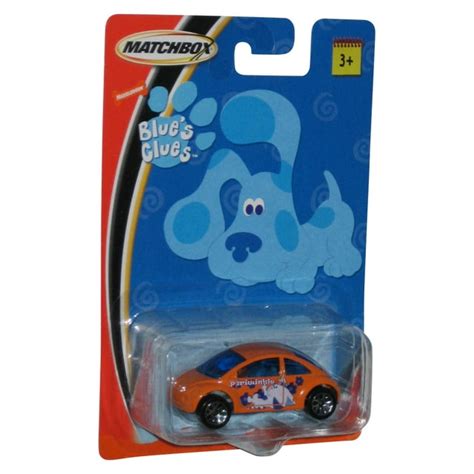 Matchbox Blues Clues Periwinkle 2004 Mattel Orange Toy Car