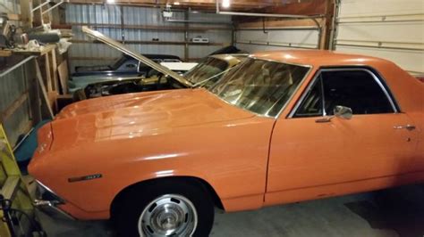 Seller Of Classic Cars 1969 Chevrolet El Camino Orange Black