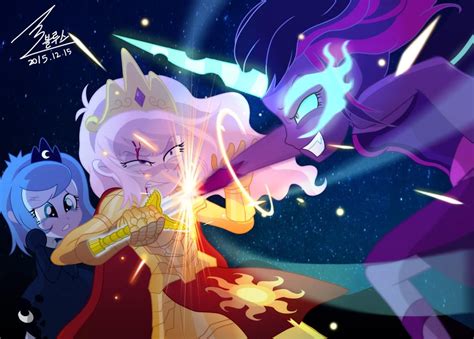 Mlp Celestia Vs Twilight Sparkle By 0bluse On Deviantart