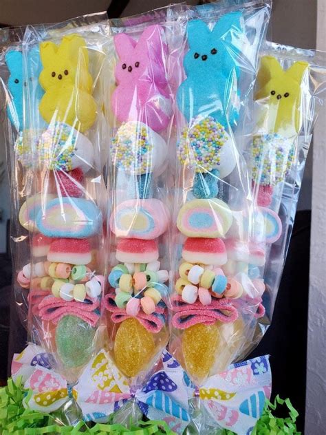 12 Easter Peeps Candy Kabobs Etsy Candy Kabobs Peeps Candy