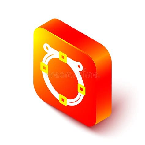 Isometric Line Circle Banner With Bezier Curve Icon Isolated On White Background Pen Tool Icon