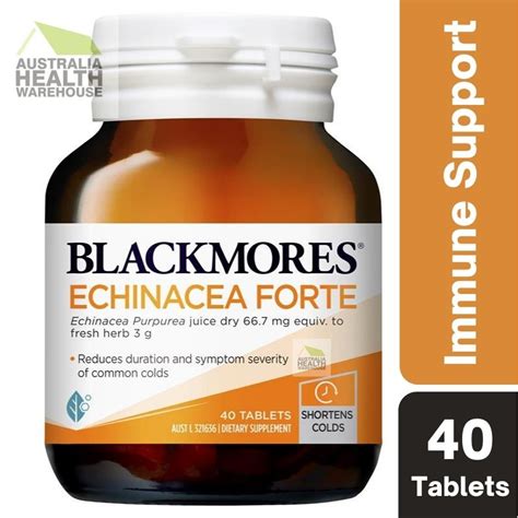 Expiry 072026 Blackmores Echinacea Forte 40 Tablets Lazada Singapore