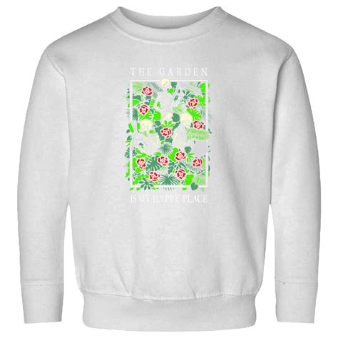 The Garden Is My Happy Place Gardening Skeleton Gardener Sweatshirts