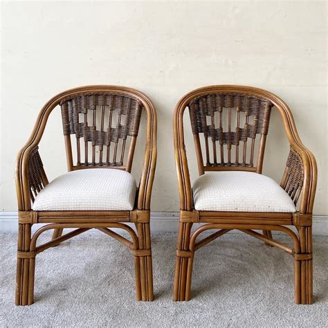 Bamboo Rattan Chairs