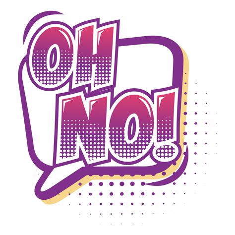 Oh No Icon Retro Color 2d Illustration 27124698 Png