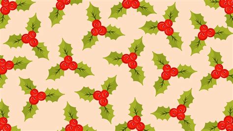 Download Holly Pattern Seamless Royalty Free Stock Illustration Image Pixabay