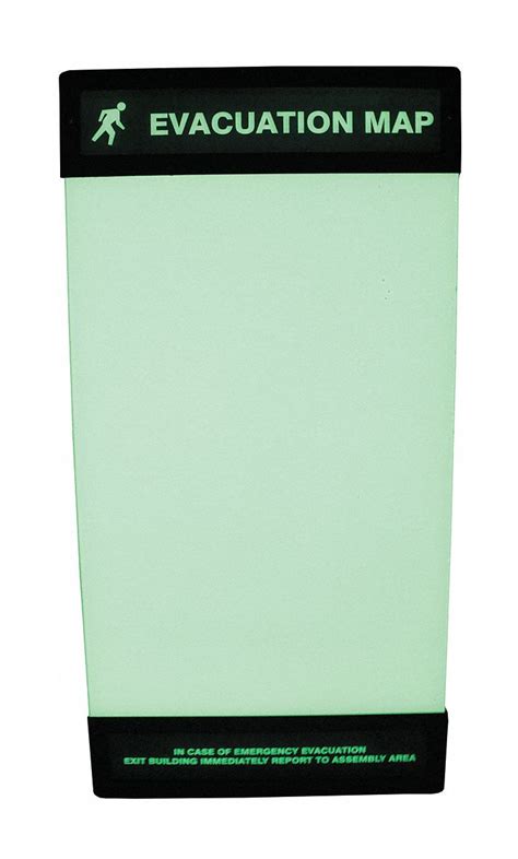 Screw Polycarbonate Evacuation Map Holder 19tz57dta242 Grainger