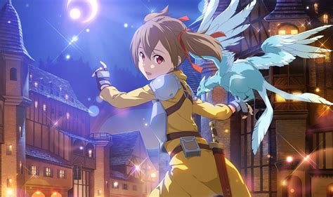 Pina Sao Silica Sword Art Online 1girl Armor Black Gloves