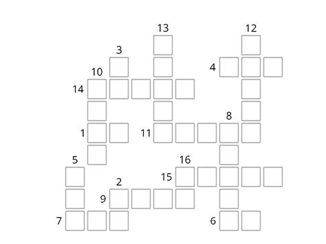 Personal Pronouns And Verb To Be Crossword Crucigrama