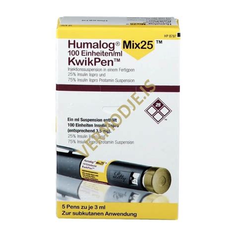 Humalog Mix25 Lilly 1500 Iu Insulin 2025 Prijs