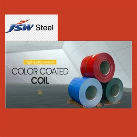 Coil Form Jsw Color Coated Coils Thickness 025mm 050mm At ₹ 7750
