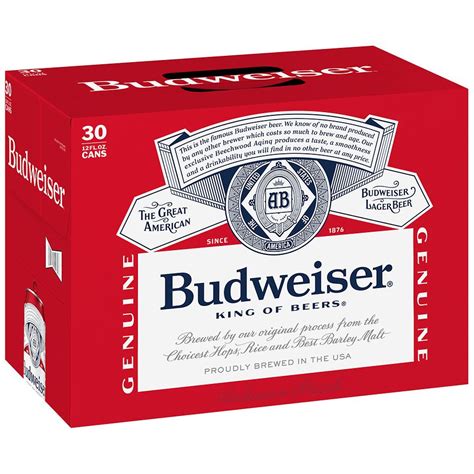 Budweiser American Lager Beer Cans Walgreens