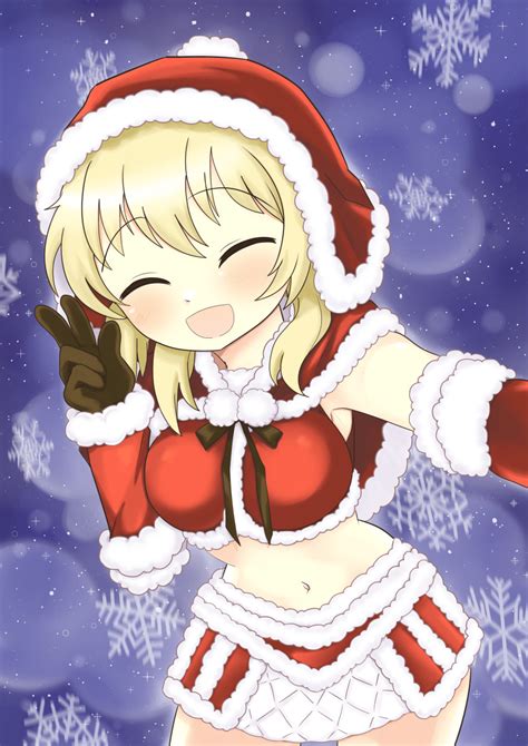 Rule 34 Blonde Hair Christmas Closed Eyes Dard Drak Female Gloves