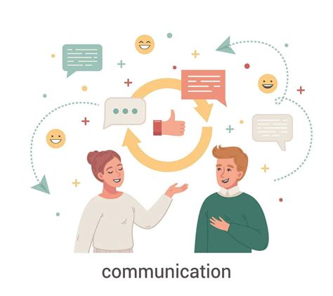Communication Cartoon Illustration 25803752 Vector Art At Vecteezy