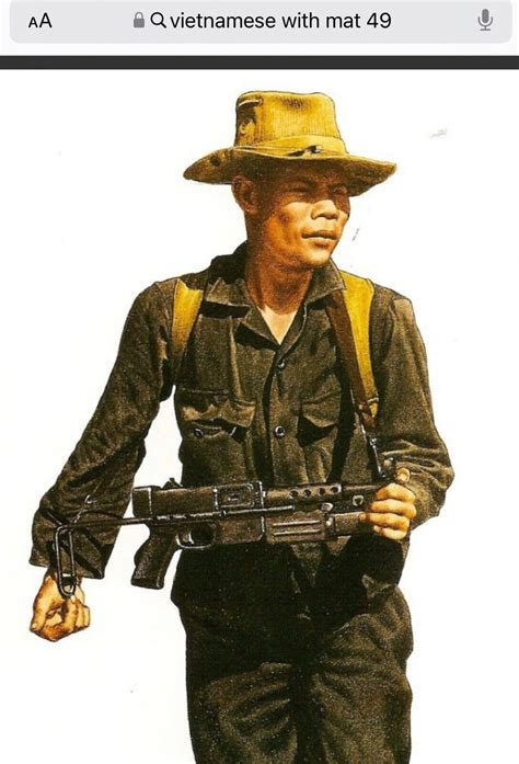 1 6 Scale Viet Cong Or Nva Vietnam War Mat 49 Machine Gun Custom