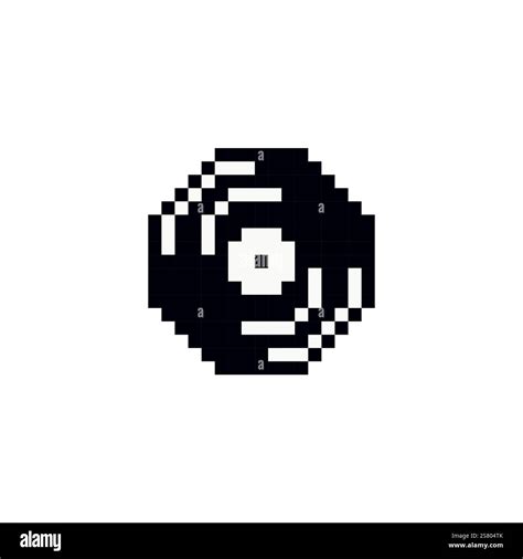 Vintage Record Vector Icon Simple Record Icon For Music Player And