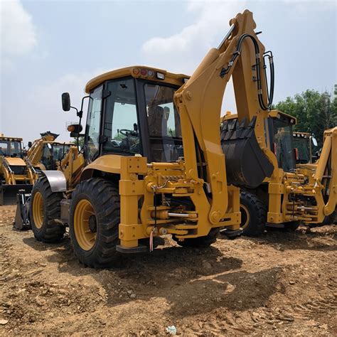 New Design Backhoe Excavator Loader 4 Wheel Drive Backhoe China Wheel