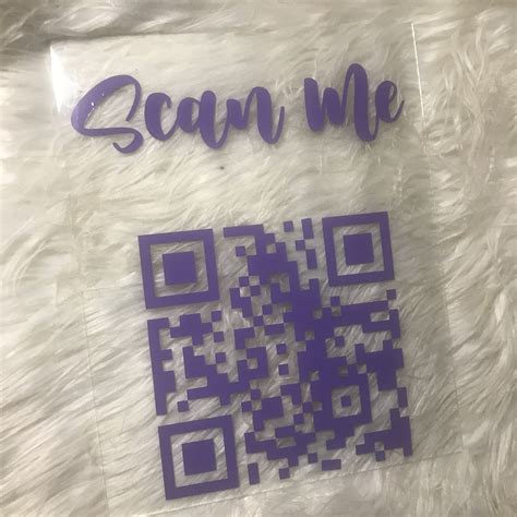 Qr Code Plaque Qr Code Glass Etsy