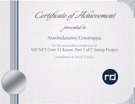 Aravind Samy On Linkedin Razor Aspnetcore