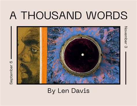 Len Davis A Thousand Words Exhibition Opening Reception Visit Helena