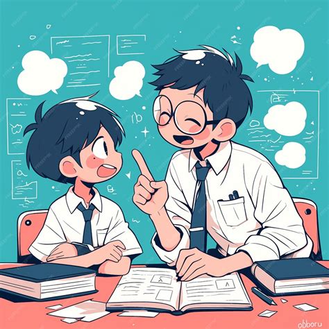 Premium Vector Teachers Explaining Classroom Rules