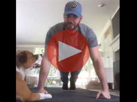 Chris Evans Does 22 Push Up Challenge To Support Veterans
