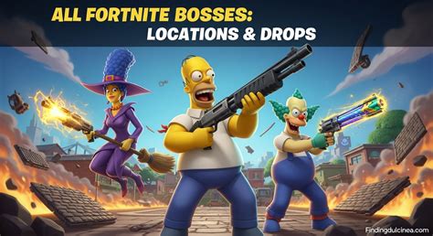 Fortnite Simpsons Bosses Locations And Loot June 2026