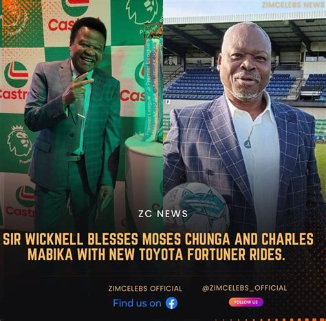Sir Wicknell Blesses Moses Chunga And Zimcelebs Official