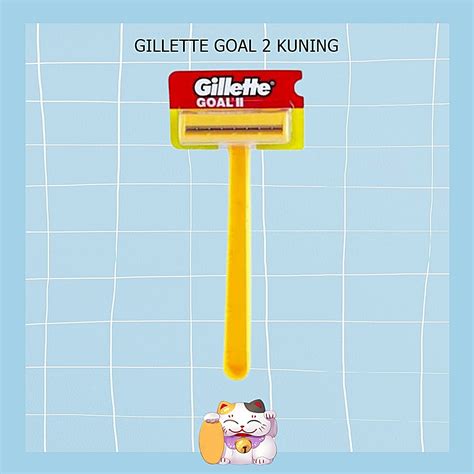 Jual Gillette Goal Ii Kuning Gillete Alat Cukur Cukuran Jenggot