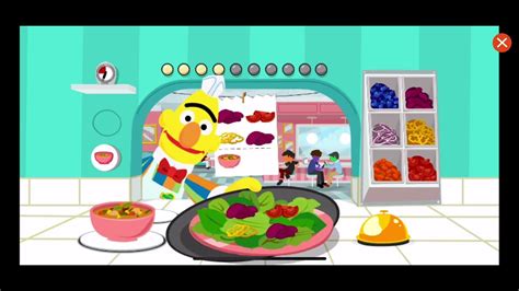 Sesame Street Super Salad Diner Youtube