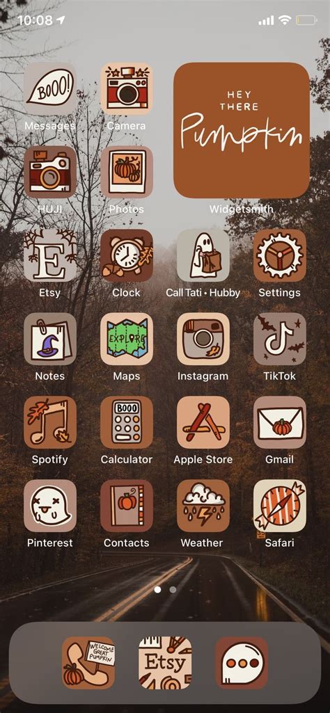 Fall Autumn App Icons Halloween App Icons Ios 14 Fall App Icons