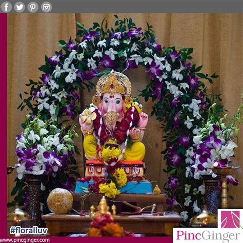 Ganpati Decoration Now Available At Pinc Ginger To Book Your Sets Or To
