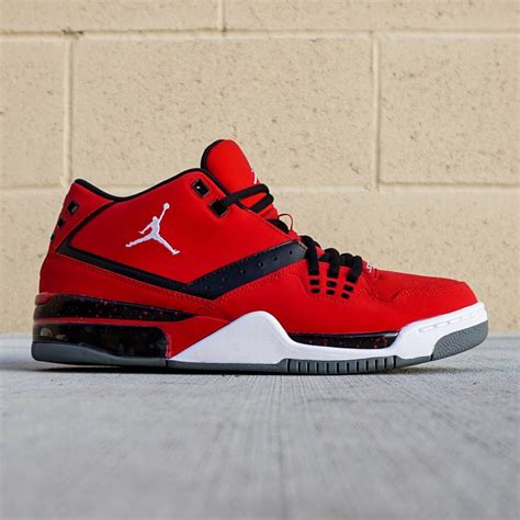 Flight Jordans Red