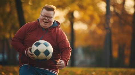 Celebrate Inclusivity With An Image Of A Happy Young Man With Down