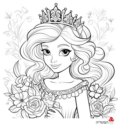 דפי צביעה לבנות כל מה שבנות אוהבות לצייר ולצבוע הפטריה