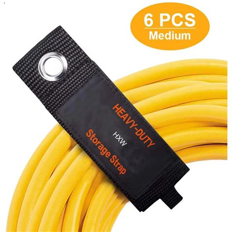 Heavy Duty Hook And Loop Organizer Hanger Extension Cord Holder Storage Straps For Organizing