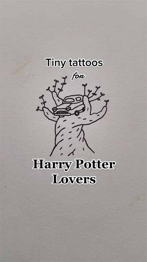 Small Harry Potter Tattoos Small Harry Potter Tattoo Ideas For True