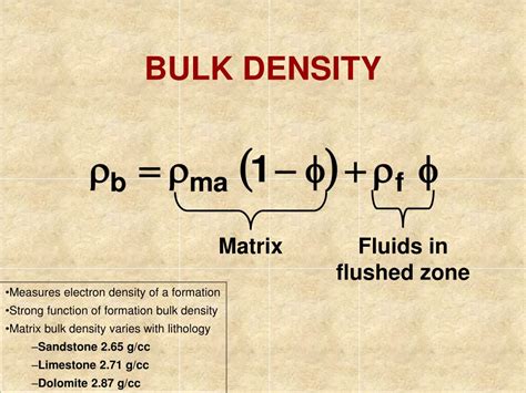Ppt Porosity Determination From Logs Powerpoint Presentation Free