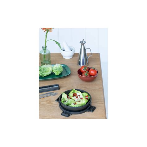 Round Tupper Makeandtake 1l Dark Gray Trends Home