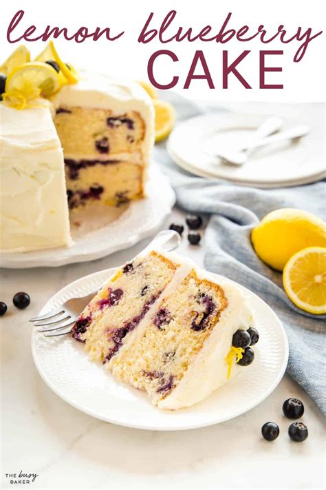 Lemon Blueberry Cake The Busy Baker