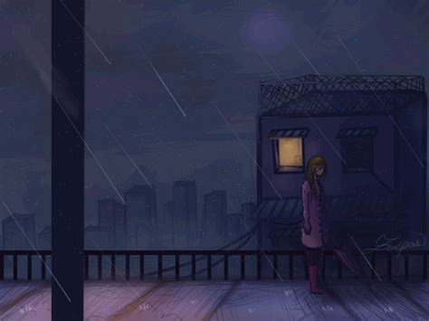 City Rain By Zenpai0 On Deviantart