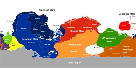 Image Mars Political Map Png Alternative History