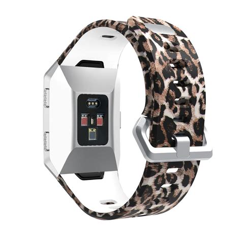 For Fitbit Ionic Patterned Silicone Strapband 13 Colours Availabl
