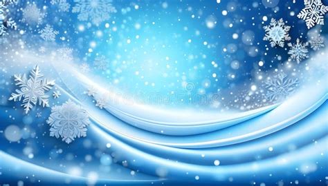 Winter Frosty Patterns Pale Blue Winter Blizzard Background For Design