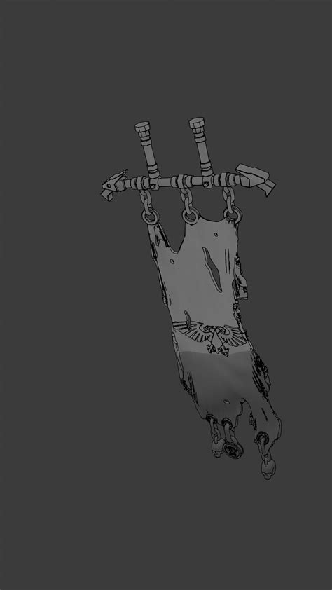 Stl File Imperial Gothic Sci Fi Banner 🦸 ・design To Download And 3d