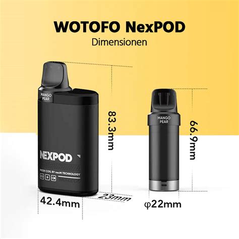 Wotofo Nexpod Akkuträger White Weiss Akku Aufladbar
