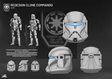 Clone Trooper Commando Armor Clone Commando Knight Variant Based On