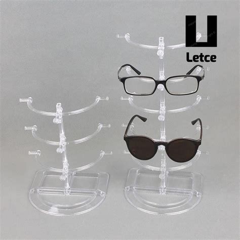 Letce Eyeglasses Display Stands Home Organizer Multiple Layers Glasses