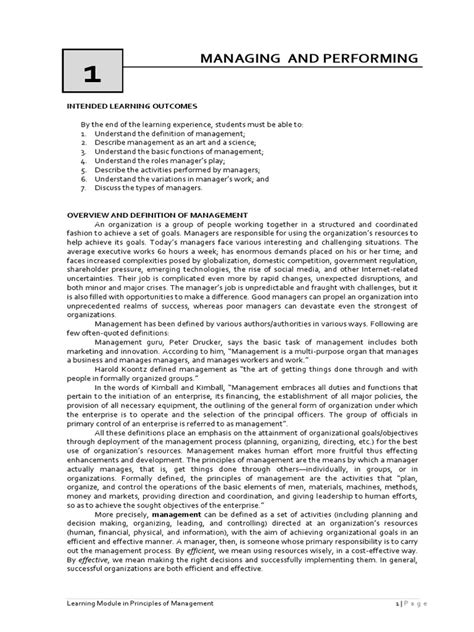 chapter 1 managing and performing vle pdf science planning