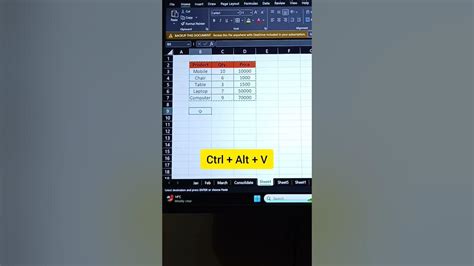 Transpose Data In Excel Exceltips Youtubeshorts Shorts Newexceltips
